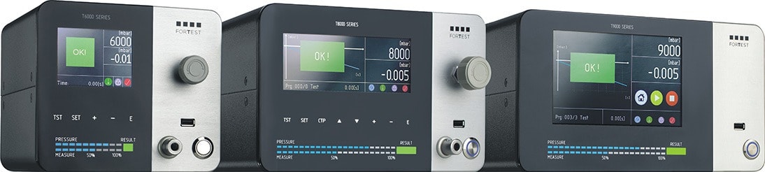Dichtheitsprüfung, Lecktester und Lecktestgeräte - Neue Serie T - ForTest